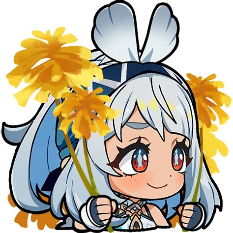 Genshin Emoji Set 35 Mualani 2 By Bigsize Pictures On Deviantart