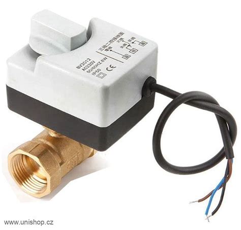 Regulační Technika Zónový Ventil Dvoucestný Kulový Ventil S Pohonem