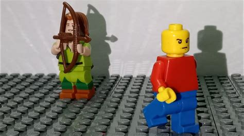 лучник убивает lego men - YouTube