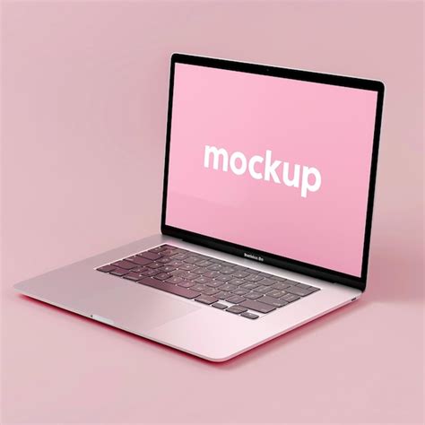 3d Rendering Of A Laptop Mockup With Working Mockup Premium Ai Generated Image