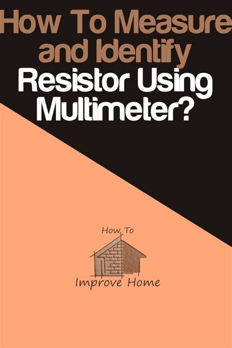 How To Measure And Identify Resistor Using Multimeter And Color Codes Multimeter Coding Audio