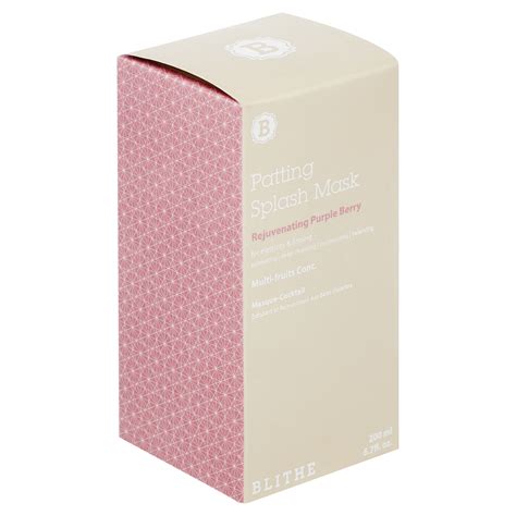 Blithe Rejuvenating Purple Berry Patting Splash Facial Mask - Walmart.com