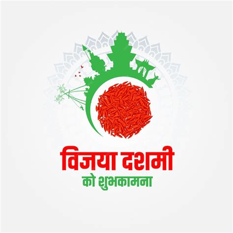Premium Vector Dashain Greeting Design