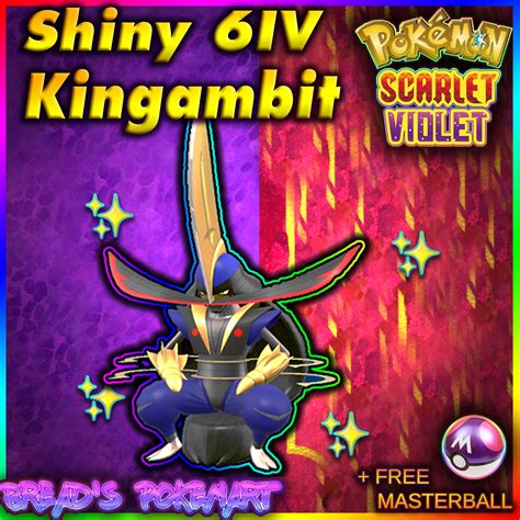 Kingambit Shiny 6iv Pokemon Pokemon Scarlet And Violet Etsy