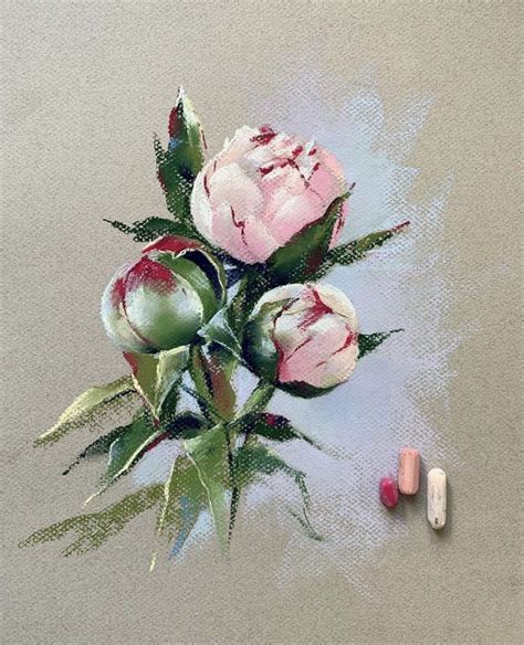 Pin by martomnik on Пастель/Pastel | Flower drawing, Flower art ...