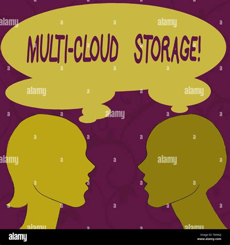 Text Sign Showing Multi Cloud Storage Business Photo Showcasing Use Of Multiple Cloud Computing