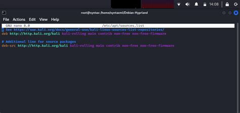 Kali Linux Hyprland Permision Error Rhyprland