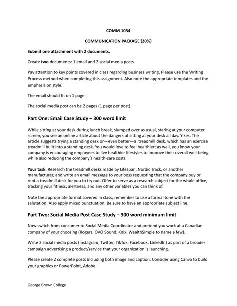 Comm 1034 Communication Package Comm 1034 Communication Package 20 Submit One Attachment
