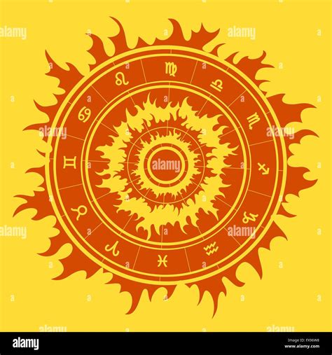 Símbolos Del Zodiaco Vector Imagen Vector De Stock Alamy