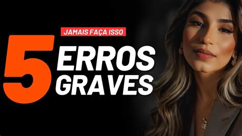 Os 5 Maiores Erros De Investidores Iniciantes Youtube