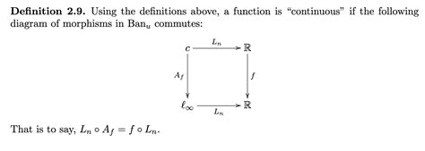 Category Theory What Is This Commutative Diagram For Continuity