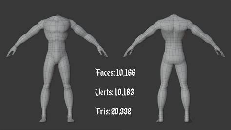 Male Base Mesh By Dreamloft D