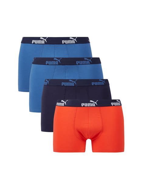 Puma Trunks Mit Stretch Anteil Im 4er Pack Marine Online Kaufen
