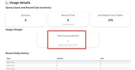 How To View Usage Details Of Your Account Visual Crossing