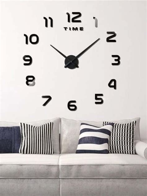 Настенные часы маленькие безрамочные 3d размер 50х50 см купить по низким ценам в интернет