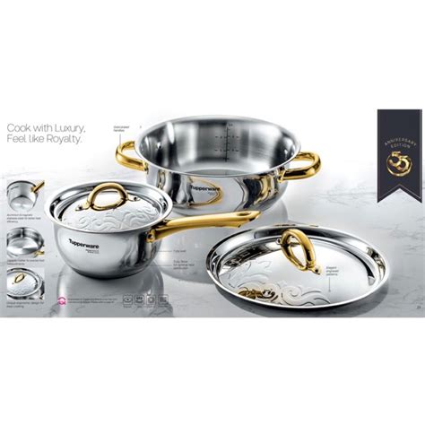 Tupperware Luxury Cookware Set Shopee Malaysia