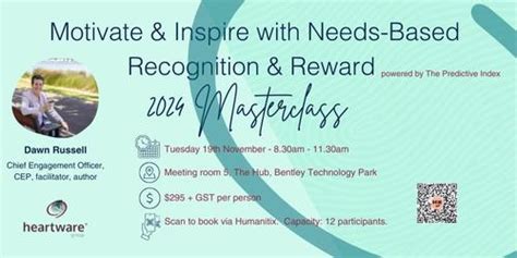 Motivate And Inspire With Needs Based Recognition And Reward The