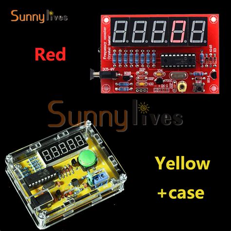1Hz 50MHz Crystal Oscillator Tester Frequency Counter Meter Case DIY