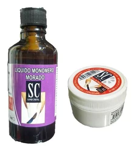 Kit Uñas Acrilicas Monomero Y Polvo Profesional MercadoLibre