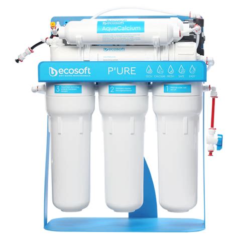 Ecosoft PURE AquaCalcium Stage Pumped Reverse Osmosis Unit Water Filtration IE
