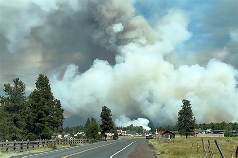 250 Acres Of Land In Central Oregon Burned By Expanding Wildfire
