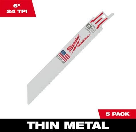 Sierra Reciproca 6″ 24tpi Marca Milwaukee 48 00 5186 Electroval