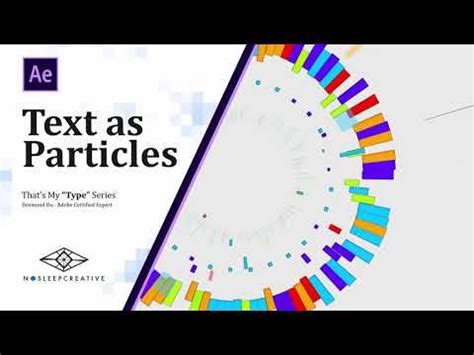 Text as Particles After Effects Tutorial in 2025 | After effect ...