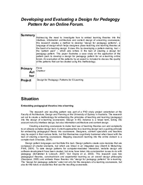 doc practical patterns for teaching and learning with technology