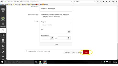 Canvas Assignment Submission Types College Of Nursing Technical Support