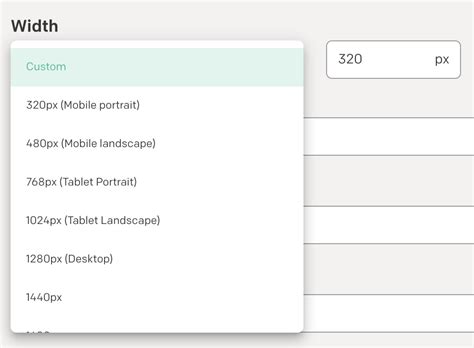 Flexible Screenshot Width