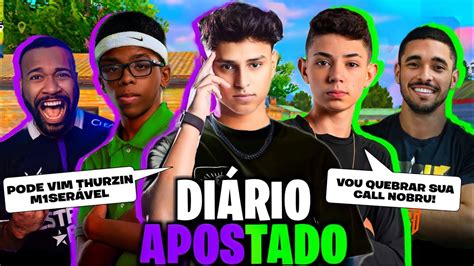 DIÁRIO APOSTADO NOBRU FARPOU E THURZIN FOI QUEBRAR A CALL FT BOCA DE