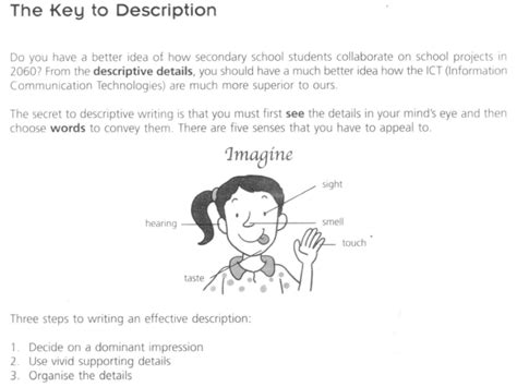 Descriptive Writing Tips And Sample Questions Teaching Resources