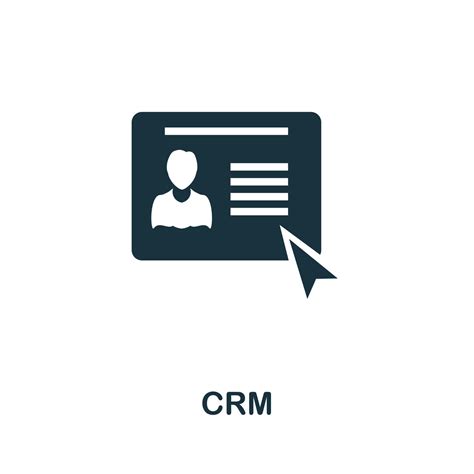Crm Icon Simple Element From Business Intelligence Collection Creative Crm Icon For Web Design