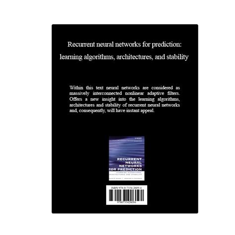 قیمت و خرید کتاب Recurrent Neural Networks For Prediction اثر Danilo