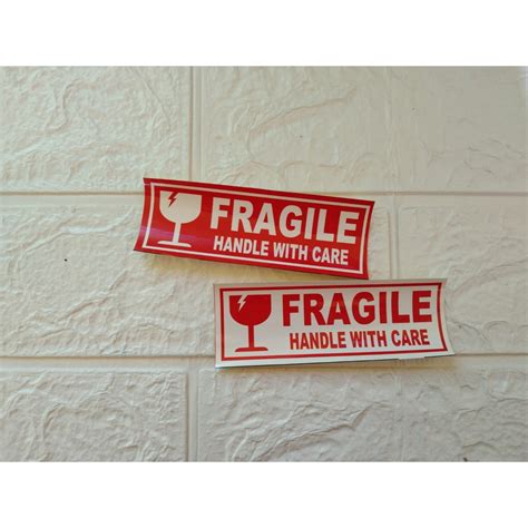 Jual Stiker Fragile Shopee Indonesia