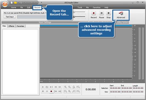 how to record audio from microphone