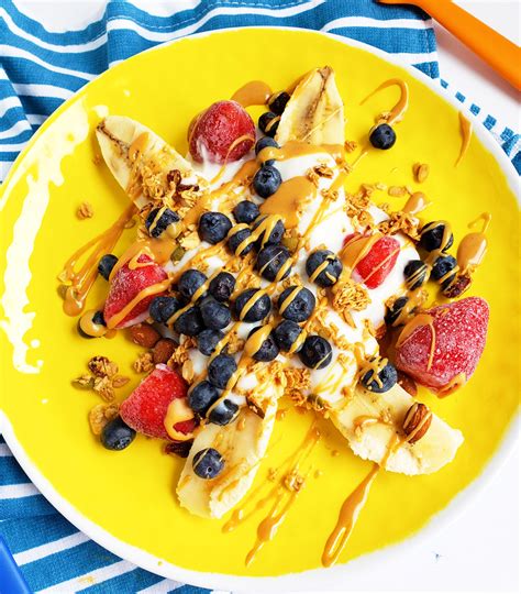 Healthy Breakfast Banana Split Little Eats And Things