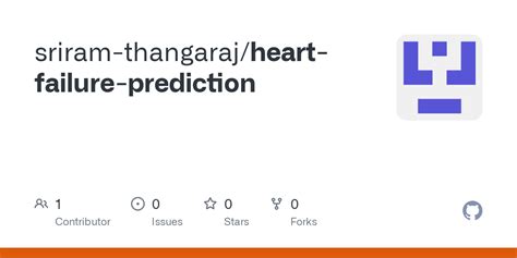 GitHub Sriram Thangaraj Heart Failure Prediction