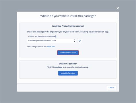 Install And Set Up The Aodocs Salesforce Connector Aodocs Knowledge Base