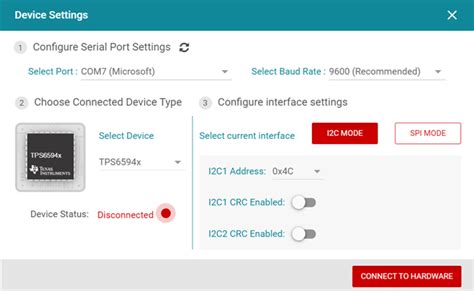 Tps6594evm Hardware Not Connected Scalable Pmics Gui Power