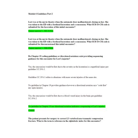 HIT 205 Module 6 Guidelines Part 2 Course Resources