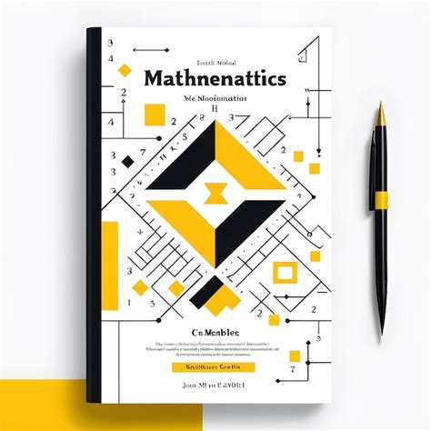 A Book Titled Maths Is On A Table Premium Ai Generated Image