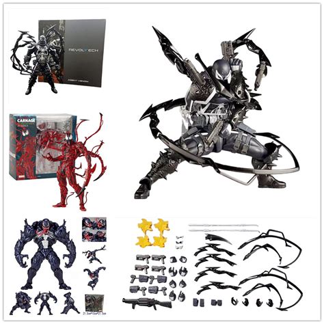 Revoltech Agent Venom Figure Symbiote Amazing Yamaguchi Venom Action