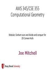 Understanding Graham S Algorithm For D Convex Hulls A Course Hero