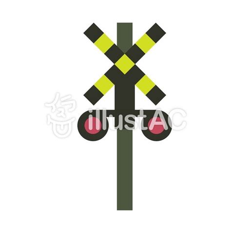 踏切イラスト No 154582／無料イラストなら「イラストac」