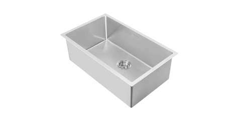 Whitehaus WHNPL3018 BSS Noah Plus 30 Single Basin Kitchen Sink For