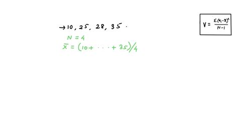 solved question 9 1 pts calculate sample variance for the following