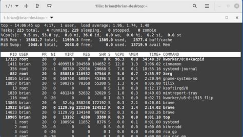 solved cpu1 running at 98 constantly cpu2 running at 15 varying