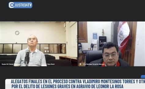 Poder Judicial Absuelve A Vladimiro Montesinos En El Caso De La