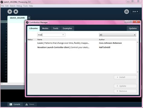 No Midi Library For Processing 3 Libraries Processing Community Forum